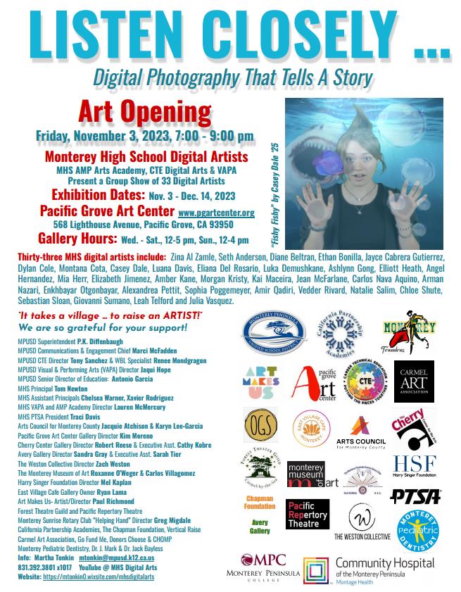 Monterey High School Listen Closely Page